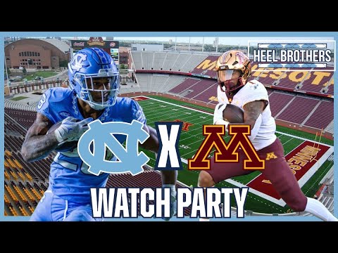 UNC vs Minnesota Football Live Watch Party - YouTube