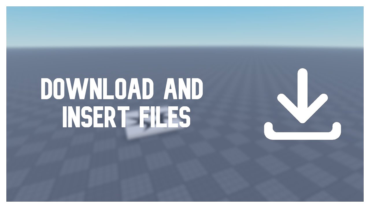 How to Download and Insert Files | Roblox Studio 2025 - YouTube