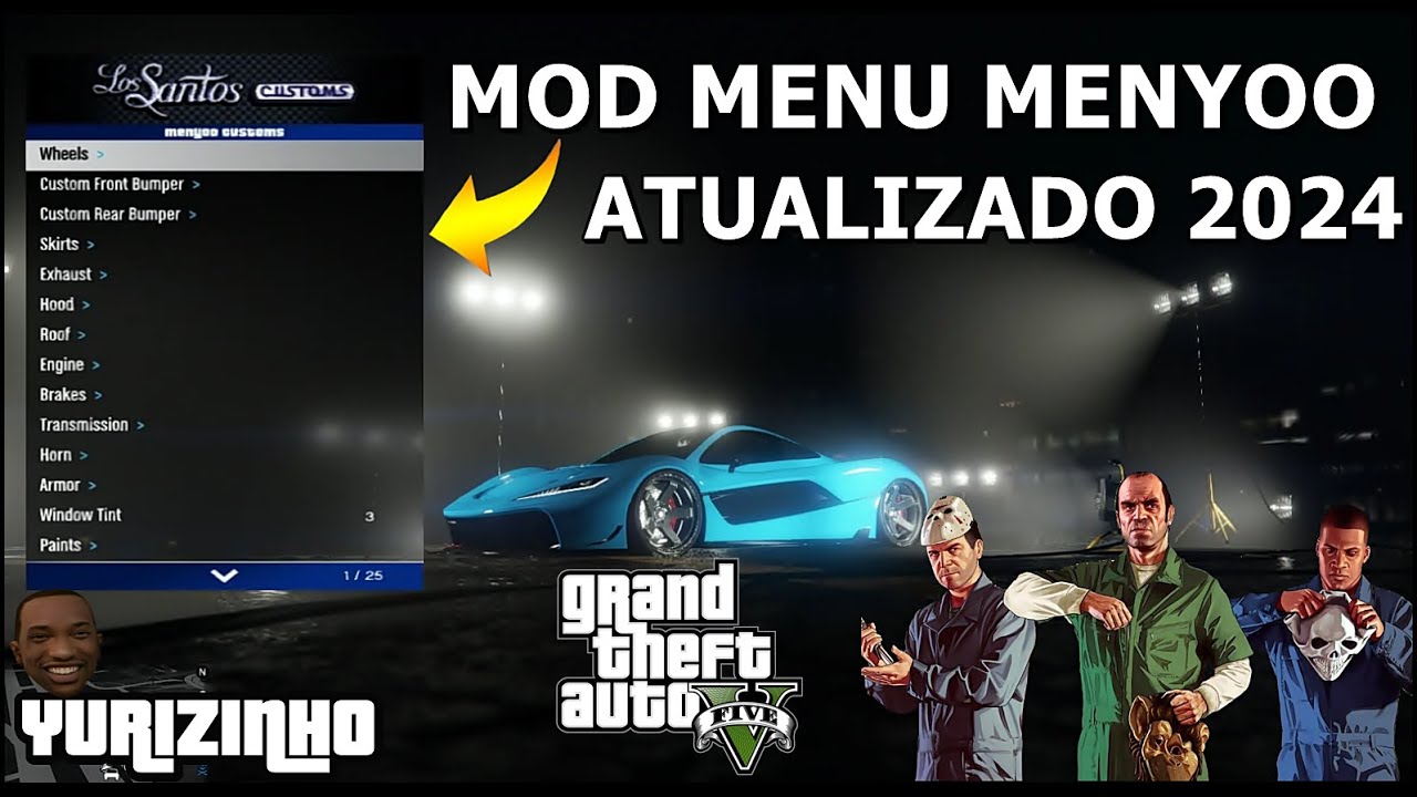 COMO ATUALIZAR O MOD MENU MENYOO 2024 - YouTube