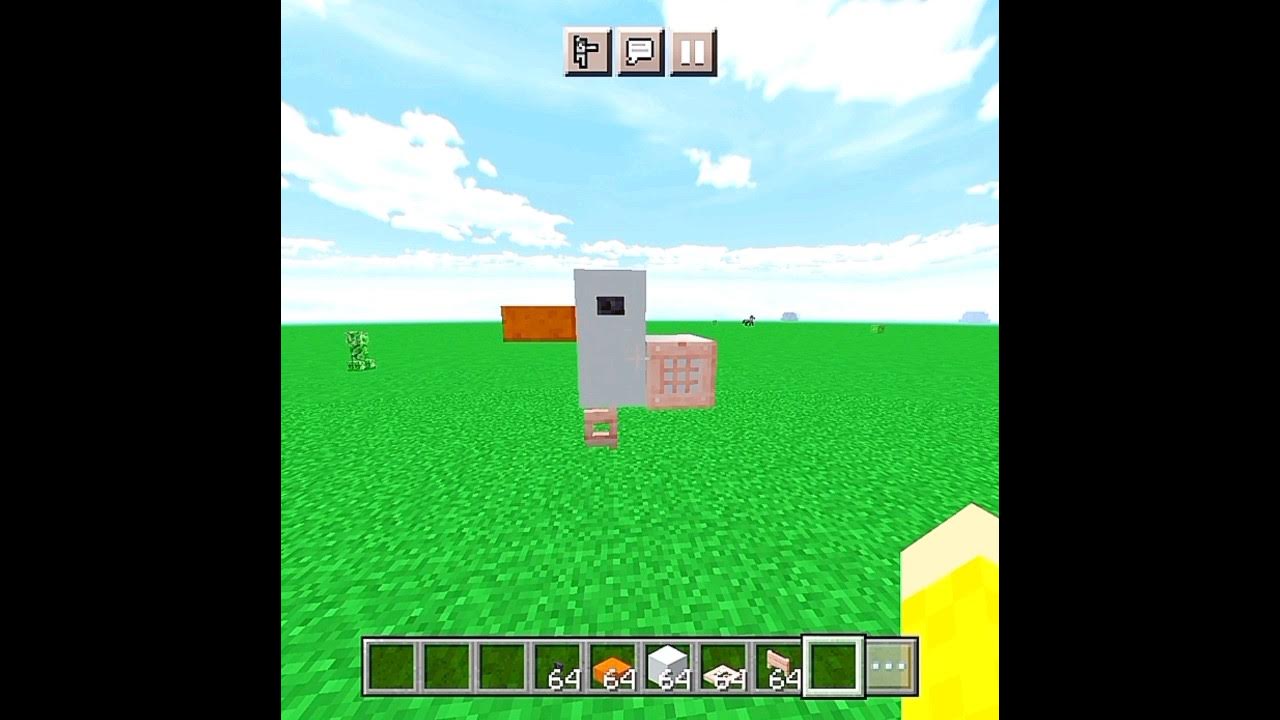 How To Make A Realistic Duck In Minecraft😉😉😉 Build Like This Shorts Short Gameplay Youtube