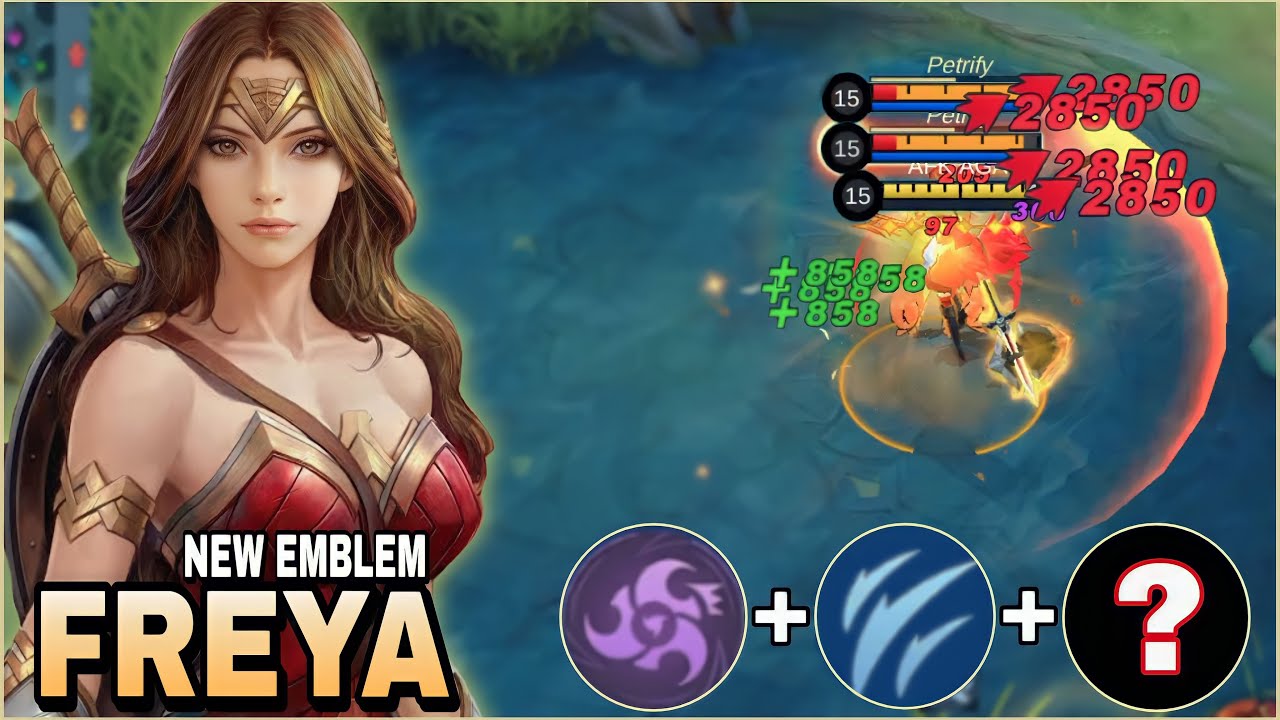 Freya Best Build And Emblem - Top 1 Global Freya ~ MLBB - YouTube