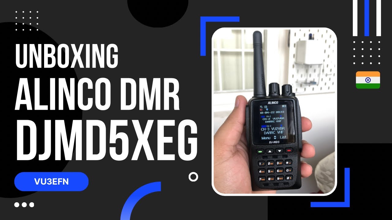 Unboxing | Alinco DJMD5-XEG | Dual-Band VHF&UHF Digital Mobile Radio ...