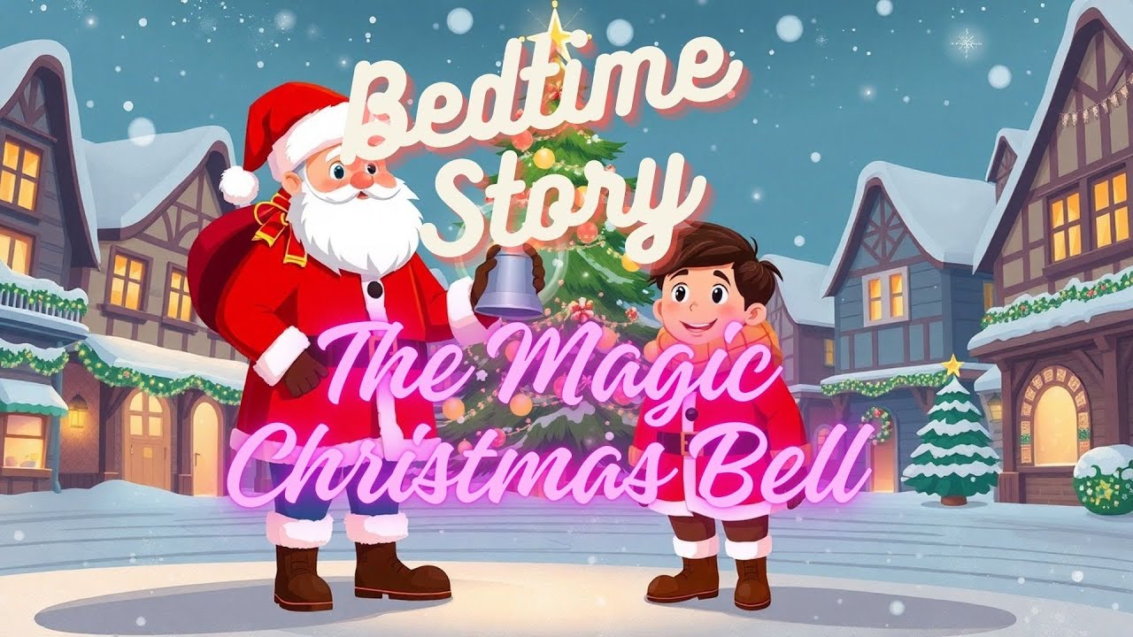 BedTime Stories: The Magic Christmas Bell 🔔 | Holiday Story for Kids ...