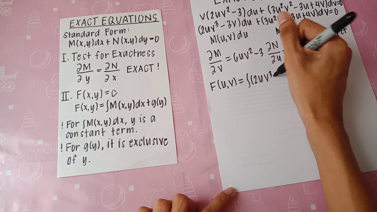 Differential Equations: Exact Equations (Example #2) - YouTube