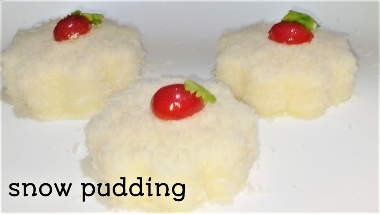 Only 3 Ingredient Snow Pudding | Very Tasty and Delicious Sweet 😋😋😋 ...