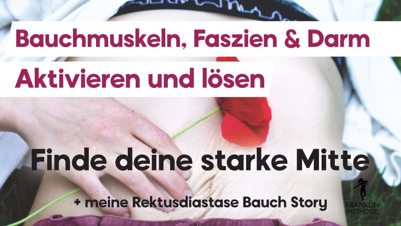 Bauchmuskeln und Faszien aktivieren und lösen & Übung für den Darm ...