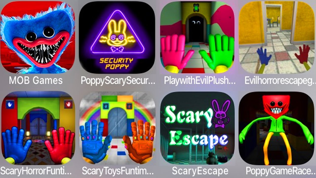 Poppy Playtime Mobile,Poppy Scary Security,PlayWith Evil Plush,Evil ...