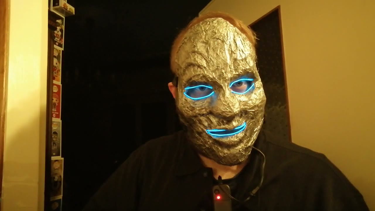 My Slipknot WANYK "tinfoil" v2 Clown mask creation - YouTube