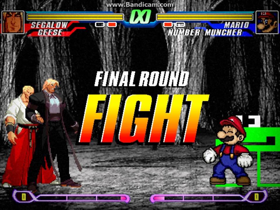 MUGEN Request #009 - Segalow and Geese vs Mario and Number Muncher ...