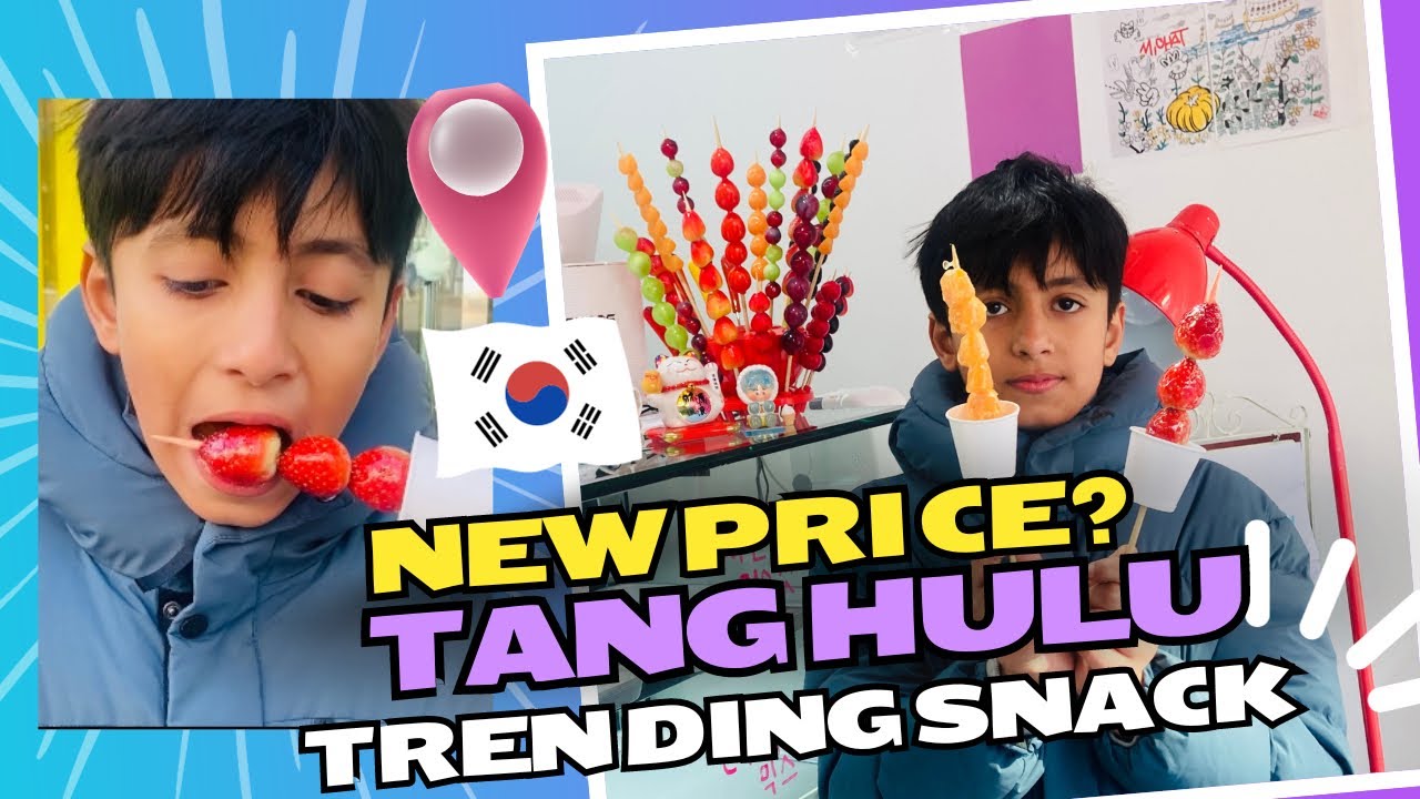 Tanghulu trending snack in Seoul,with new cheapest prices 🫶🏻🍓🍊 ️🇰🇷# ...
