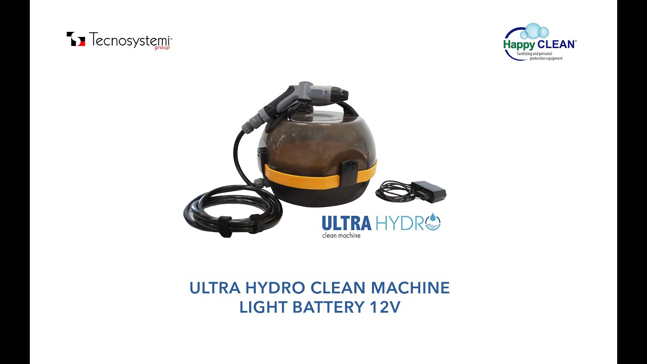 Ultra Hydro Clean Machine light battery 12V - How it works - YouTube