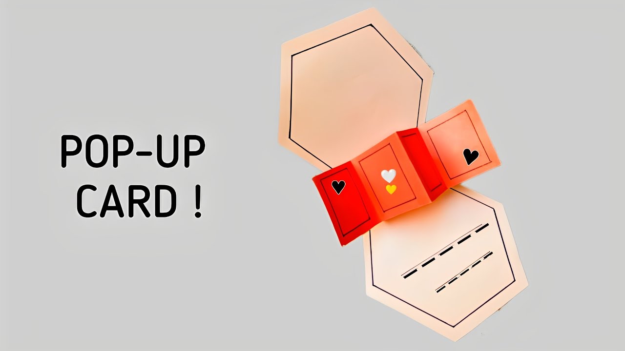 POP-UP card making | Tutorial | paper Crafts - YouTube