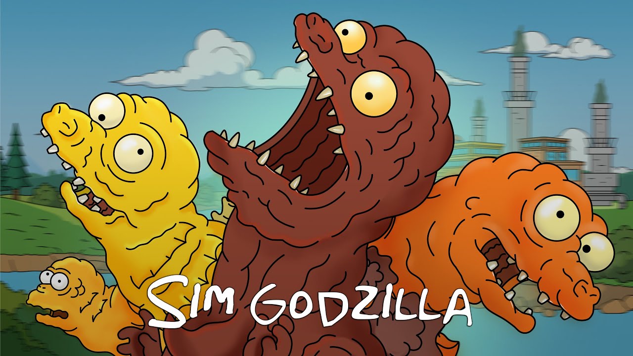 Shin Godzilla - Simpsons style - YouTube