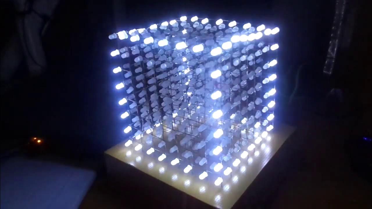 Led cube 8x8x8 và Arduino Uno - YouTube