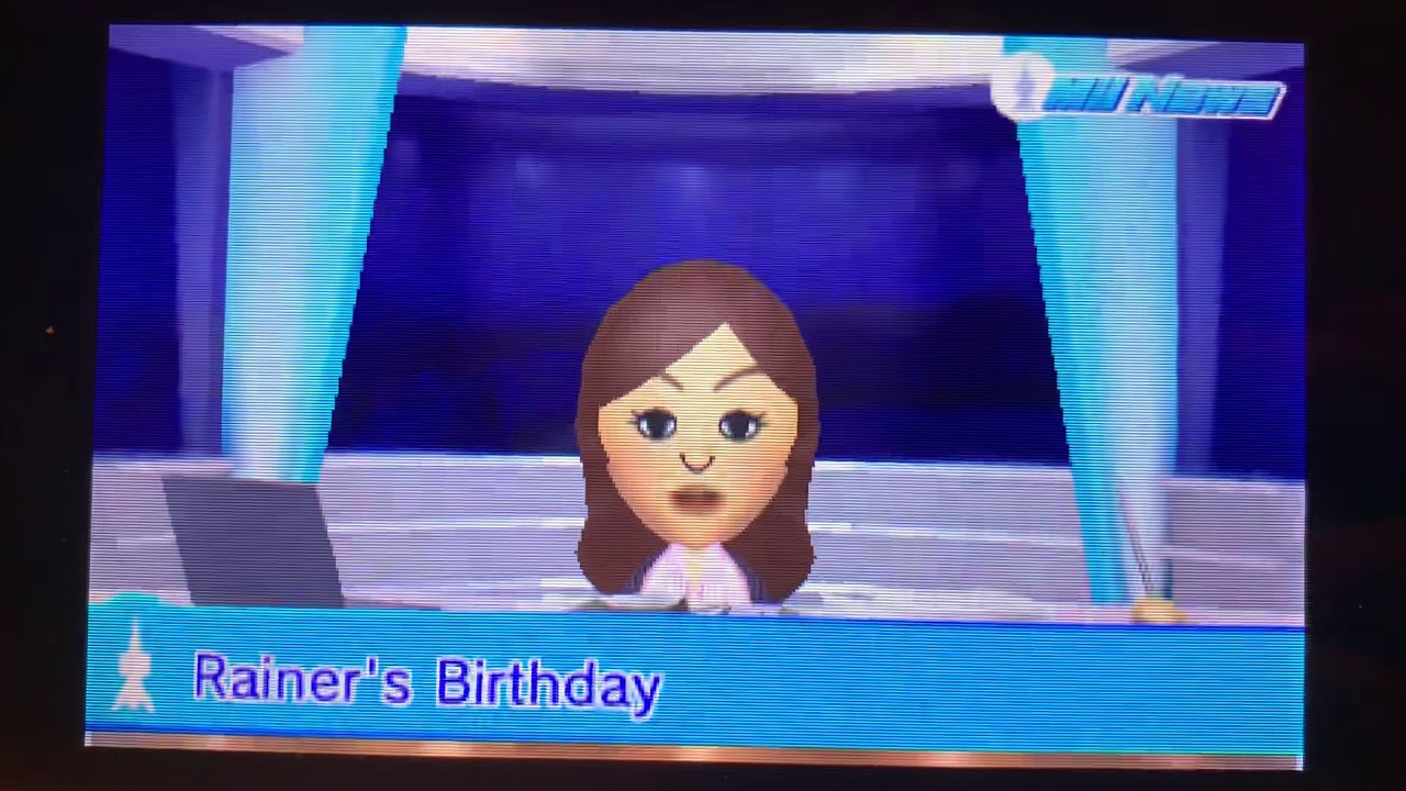 Tomodachi Life - Mii News - Rainer’s Birthday - YouTube