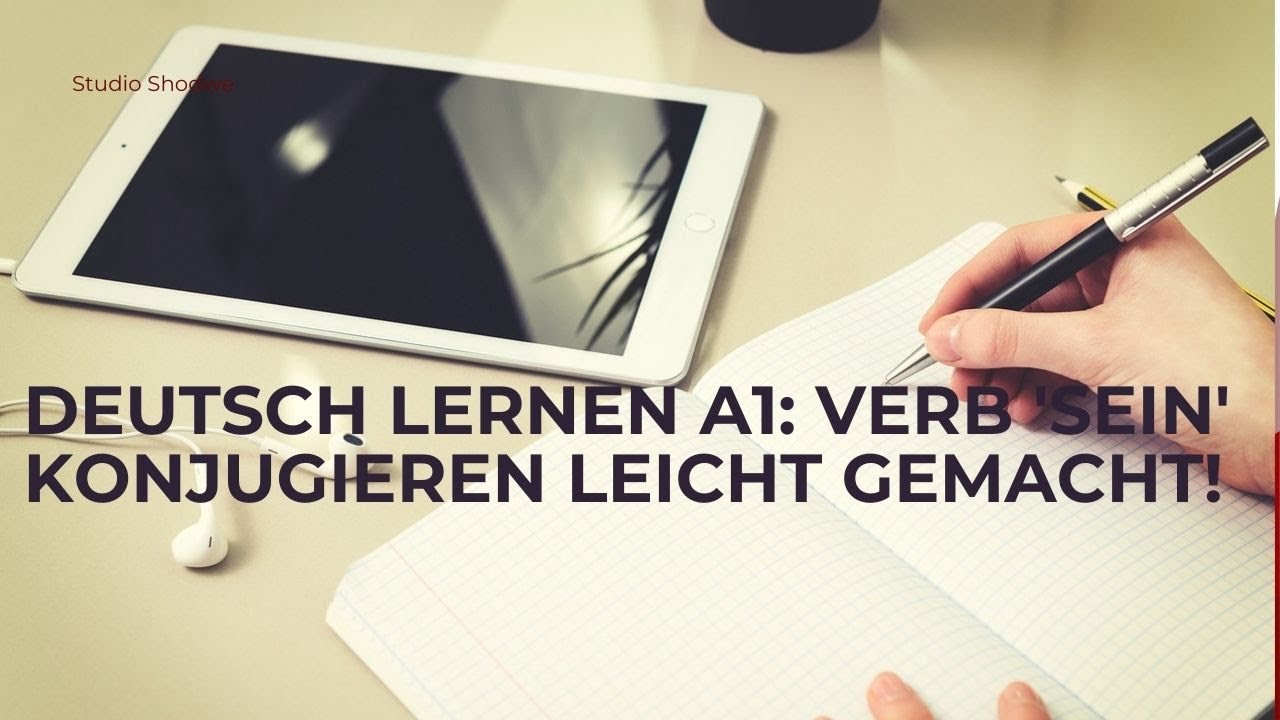 Deutsch lernen A1: Verb 'sein' konjugieren leicht gemacht! - YouTube