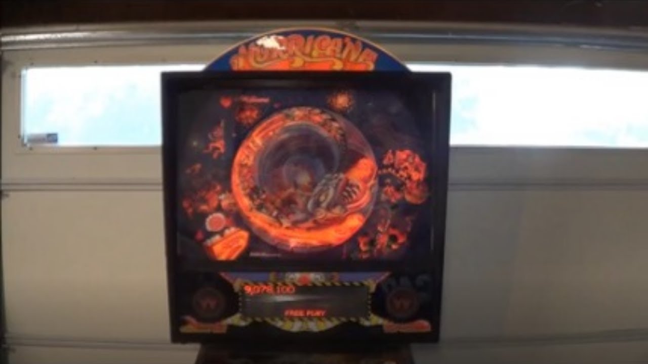 HURRICANE PINBALL MACHINE - BY WILLIAMS 1991 - YouTube
