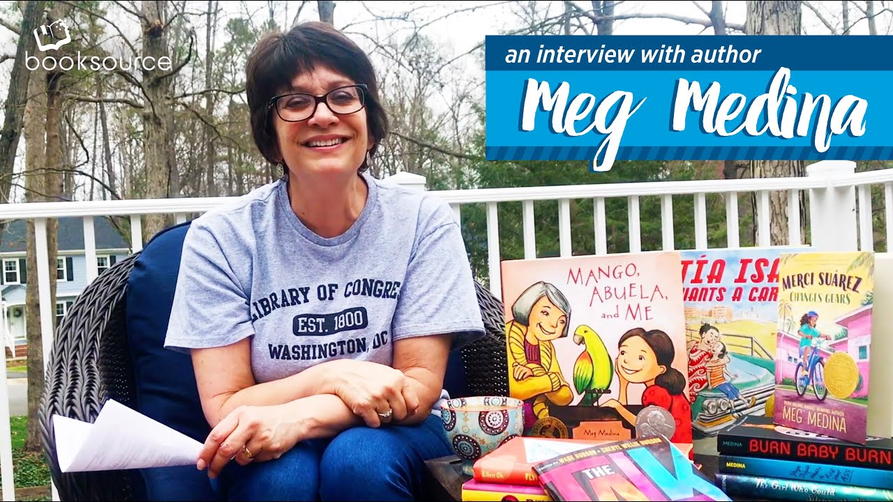Booksource | An Interview with Award-Winning Author Meg Medina - YouTube