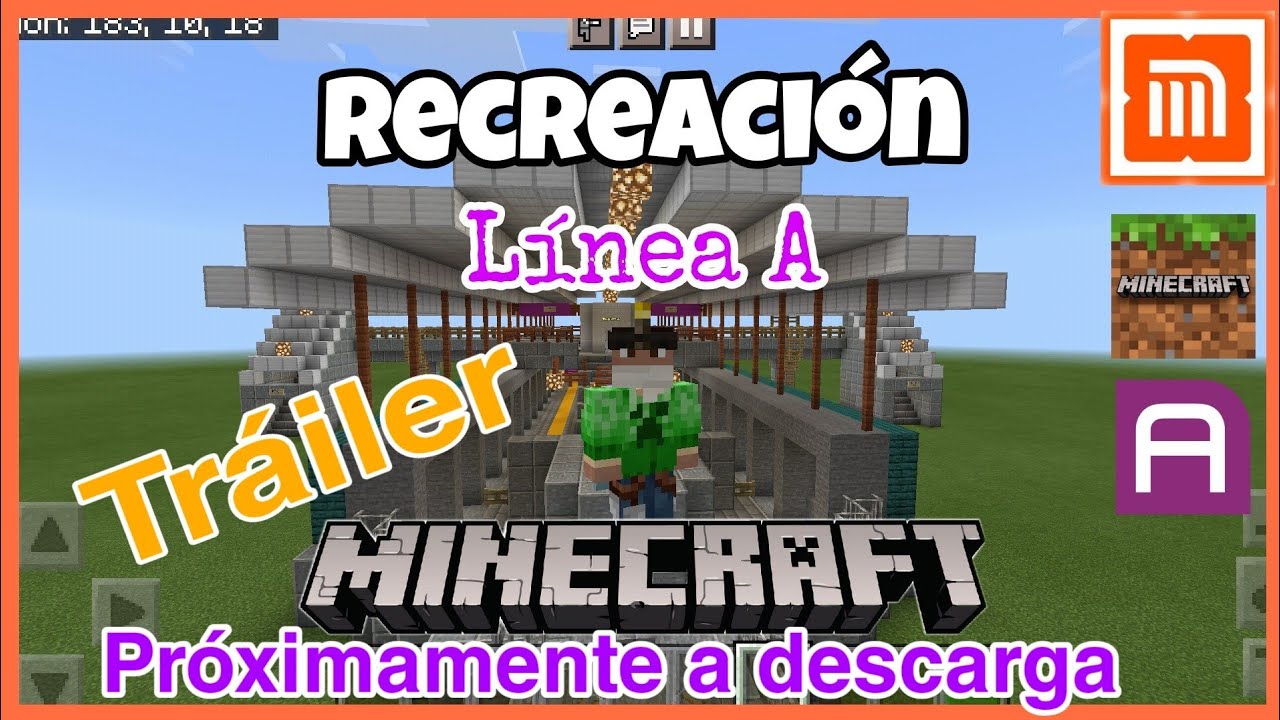 Trailer línea A del Metro en Minecraft - YouTube