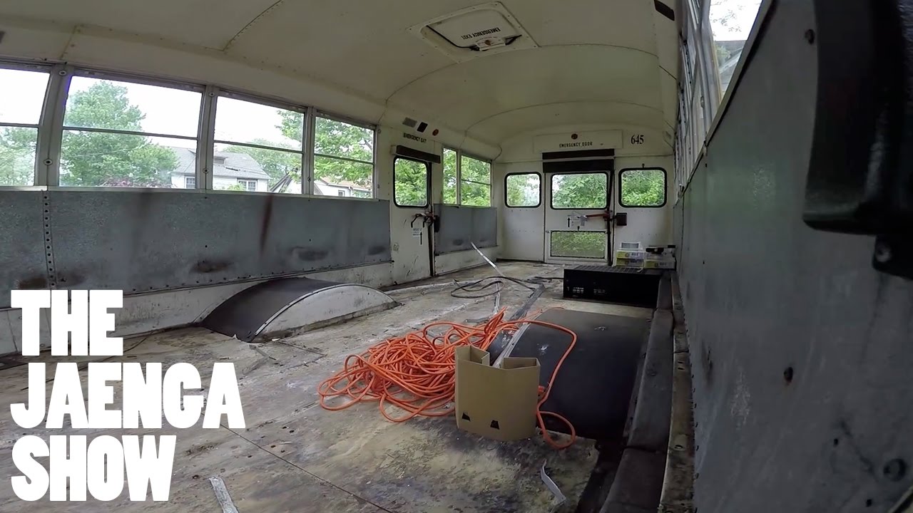 Transforming a schoolbus into a tour bus! // The Jaenga Show Ep. 2 ...