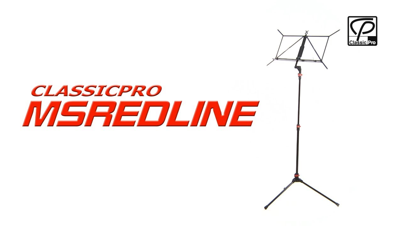 CLASSIC PRO / 譜面台 MS REDLINE - YouTube