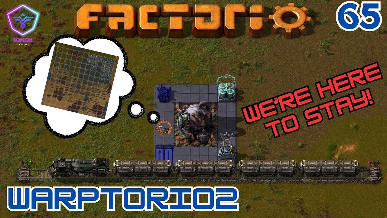 Tileable nuclear reactor [Factorio: Warptorio2 | E65] - YouTube