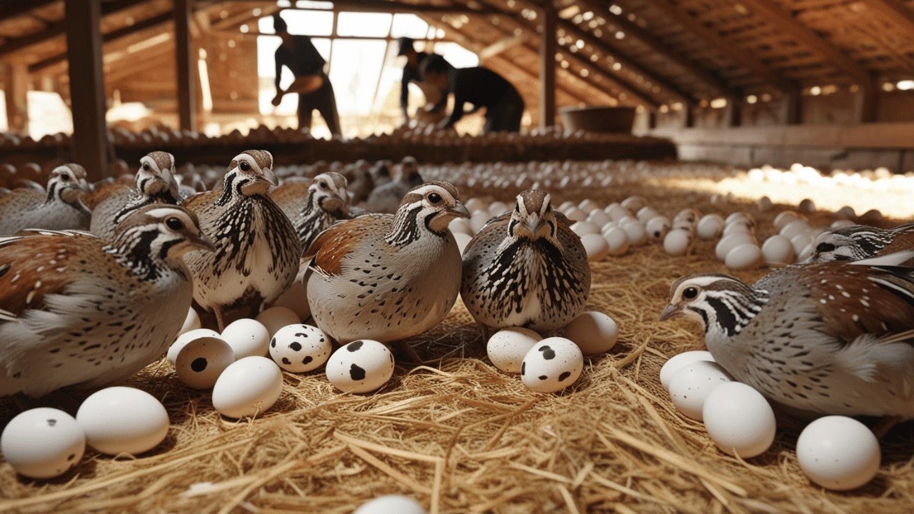 How Quail Farmers Raise MILLIONS of Organic Quails for Eggs | Poultry ...
