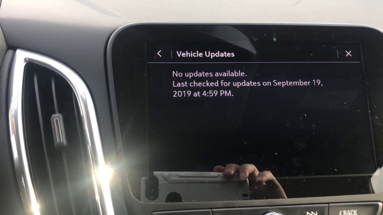 How to see if you have an update on your 2020 Chevy MyLink Radio - YouTube