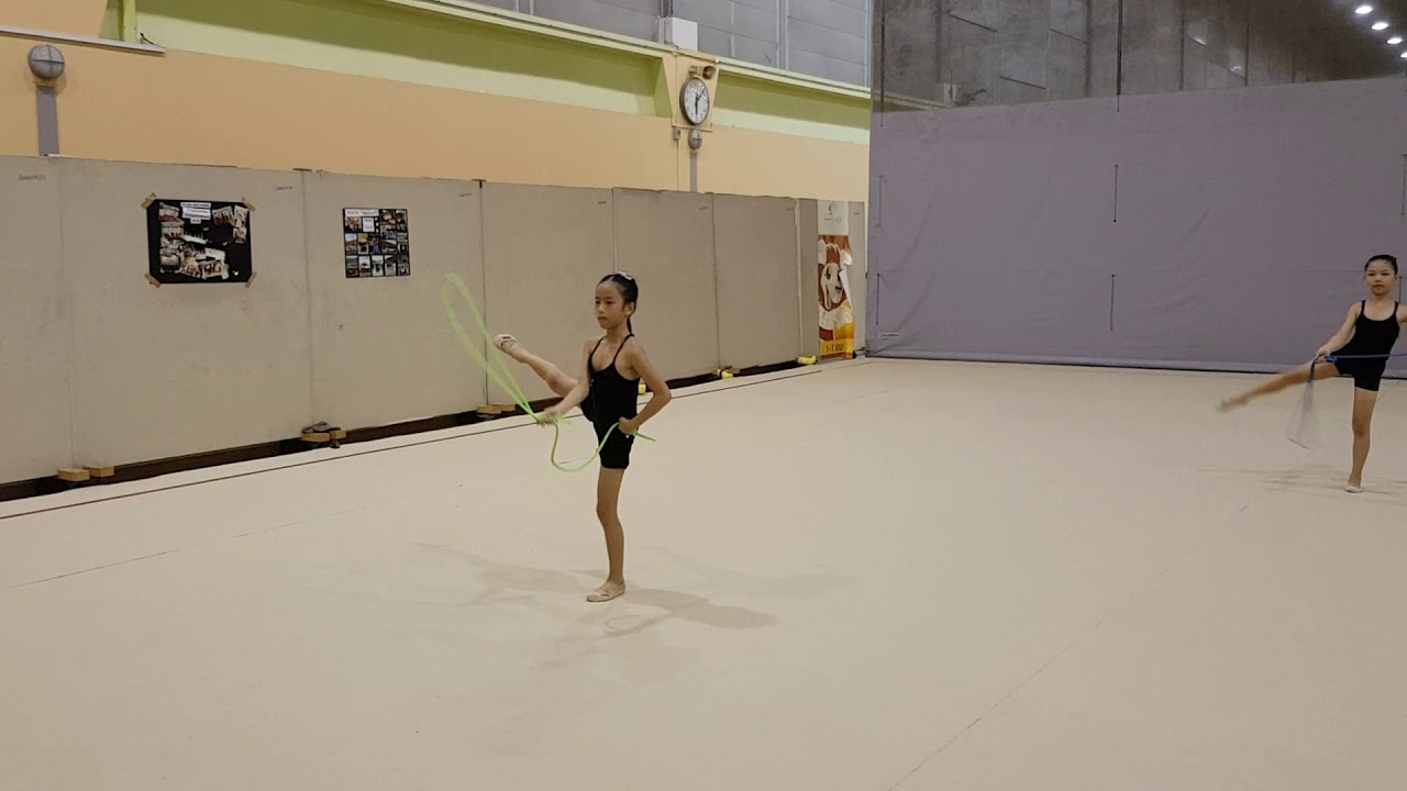 Rhythmic gymnastics level 1 rope 13/08 - YouTube