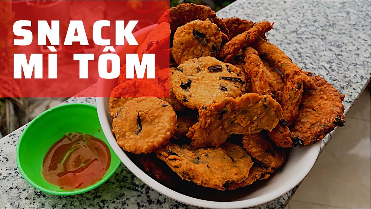Cách làm món Snack mì tôm ăn vặt độc lạ giòn siêu ngon | William Thong ...