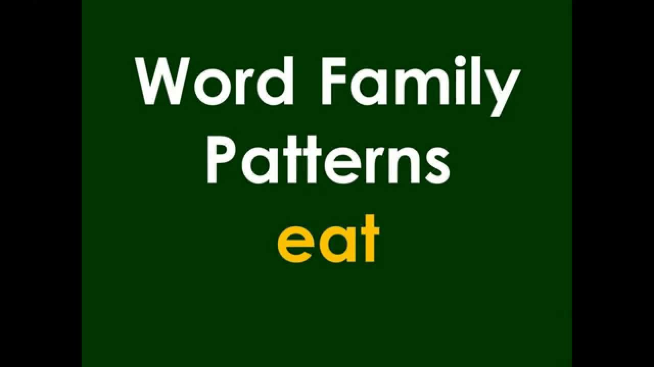 Word Family Patterns Eat YouTube word-family-patterns-eat-youtube