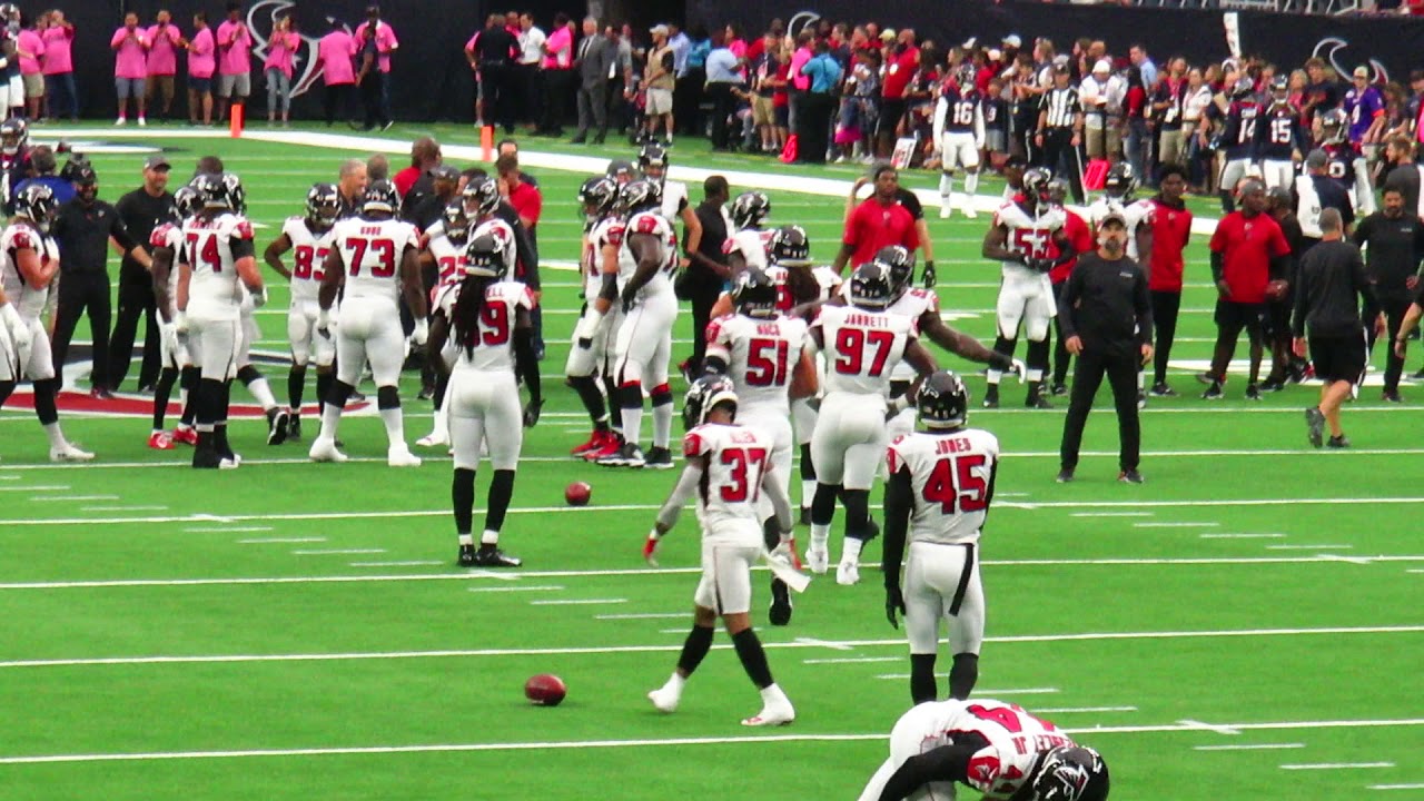 Texans vs Falcons 2019 -- Pregame Warmups #3 - YouTube