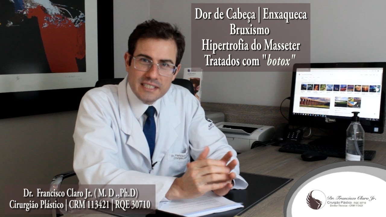 ENXAQUECA, BRUXISMO e HIPERTROFIA DO MASSETER - Tratamento com Botox ...