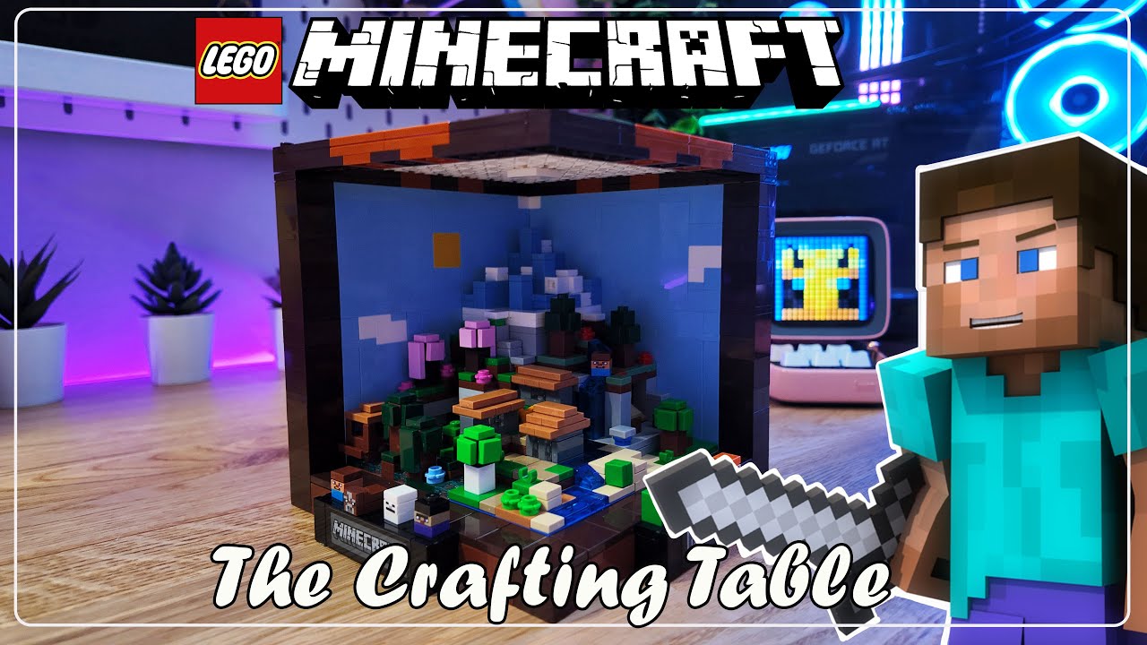LEGO Minecraft The Crafting Box | 21265 - Time Lapse - YouTube