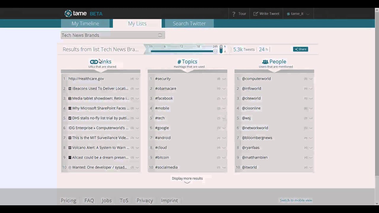 How does Tame work - YouTube