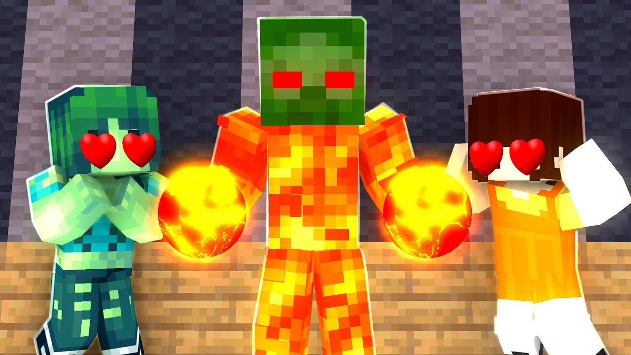 Monster School : Fire Baby Zombie Became Hero - Minecraft Animation ...