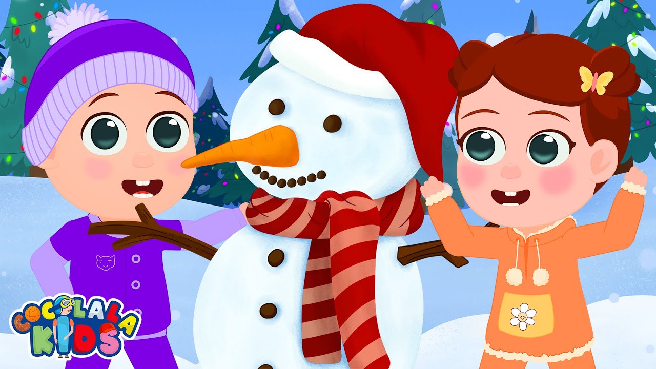Winter Song Fun with Snowman & Super Snowball Fight | Season Songs for ...