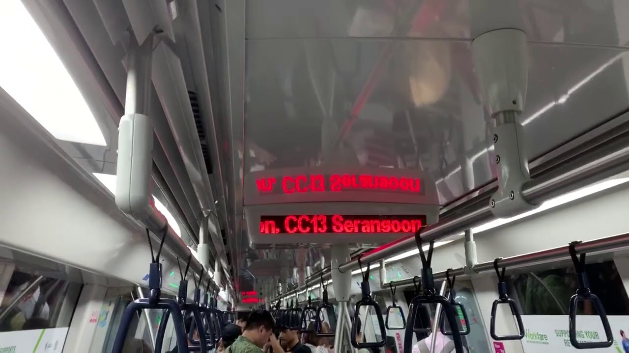 SMRT Trains CCL Alstom Metropolis C830C [845] - Lorong Chuan to ...