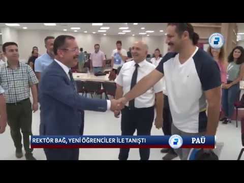 Rektör Bağ, Yeni Öğrenciler İle Tanıştı