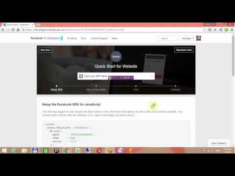 How to create Facebook APP - YouTube