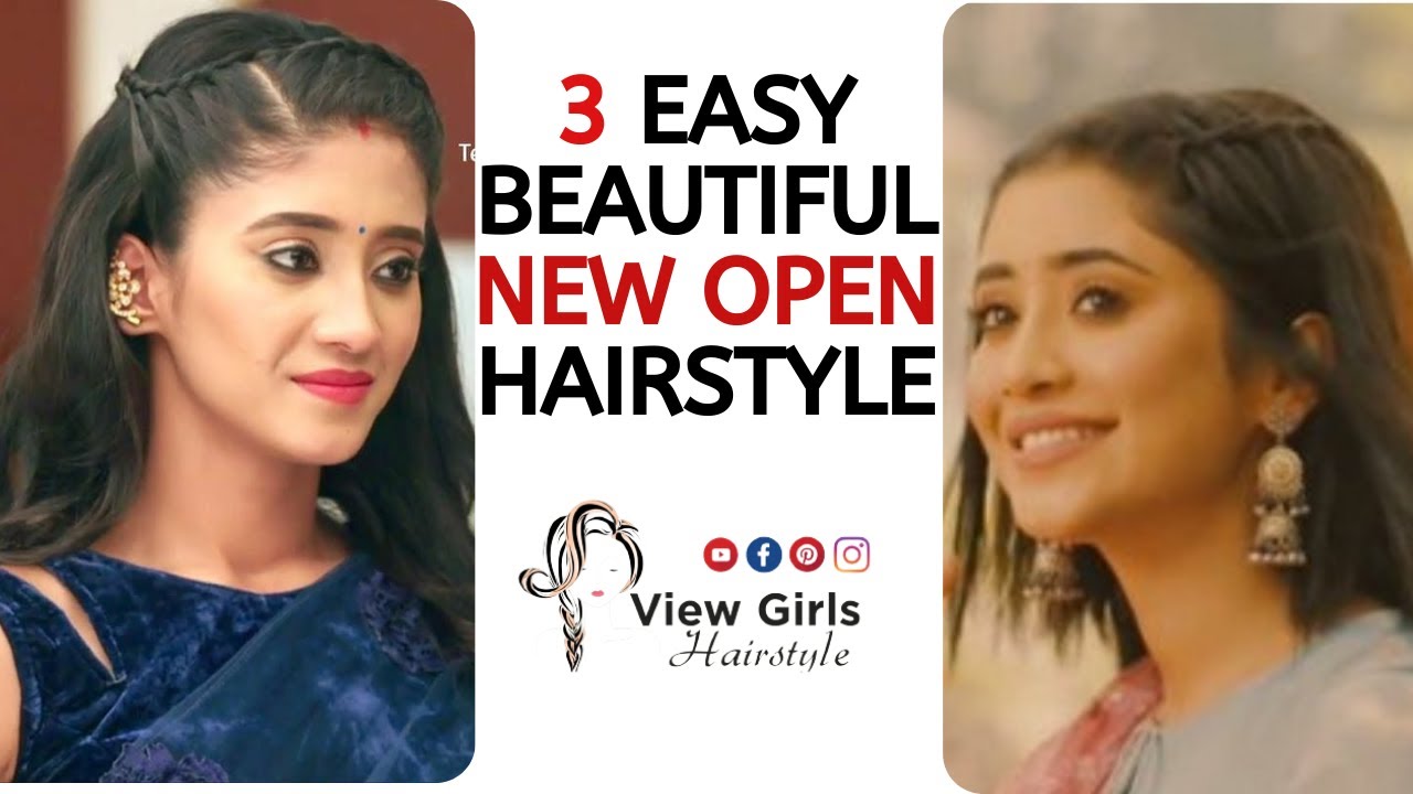3 Easy Beautiful New Open Hairstyle - latest hairstyle | hairstyle for ...