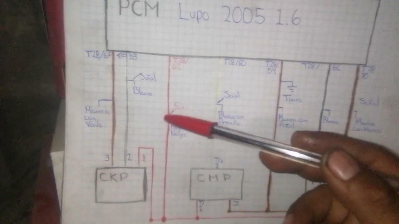 Diagrama CKP, CMP, MAP Vw Lupo 2005 1.6 - YouTube