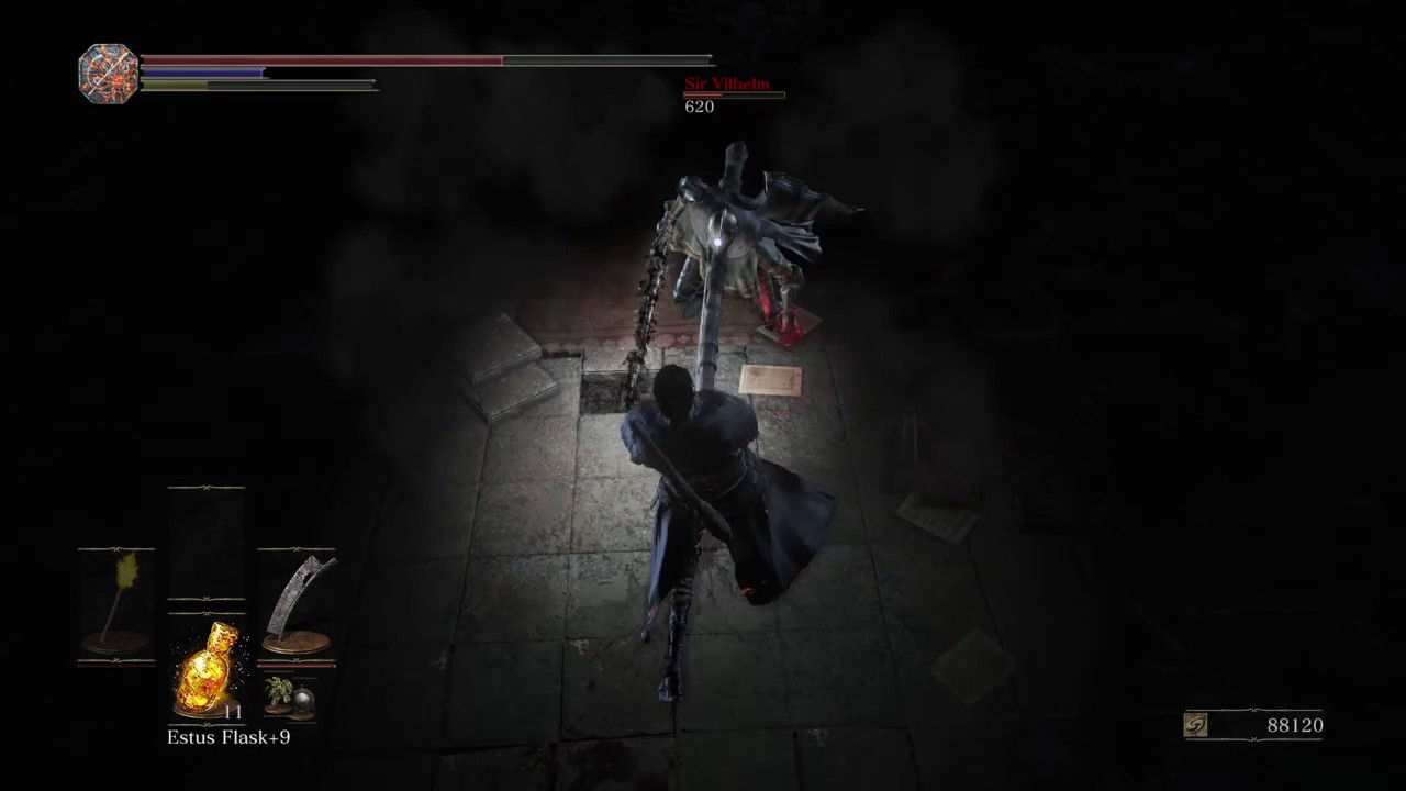Dark souls 3 dlc fight Ser vilhelm - YouTube