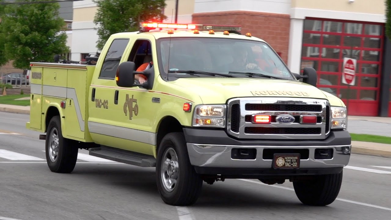 Norwood Fire Company Tac 2 Responding - YouTube
