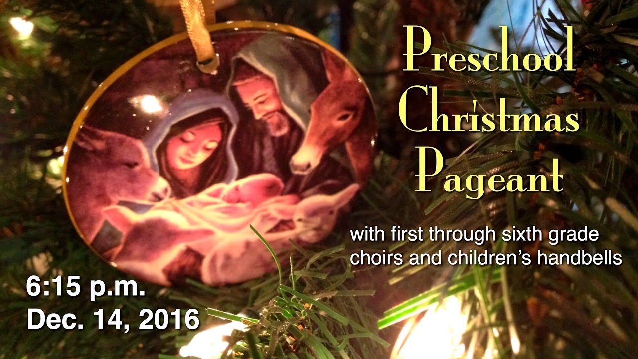 Preschool Christmas Pageant - YouTube