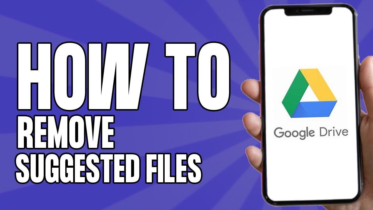 How To Remove Suggested Files In Google Drive Easy 2024 YouTube How To Remove Suggested Files In Google Drive Easy 2024 YouTube