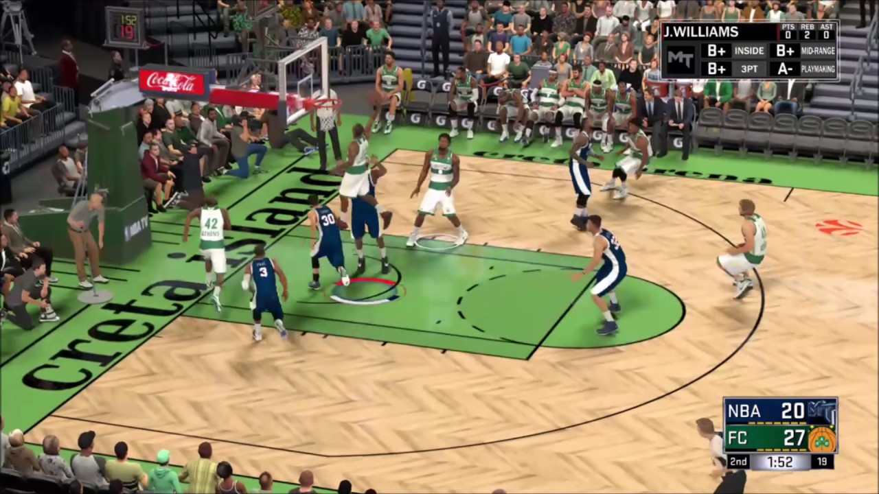 NBA 2k dunk - YouTube