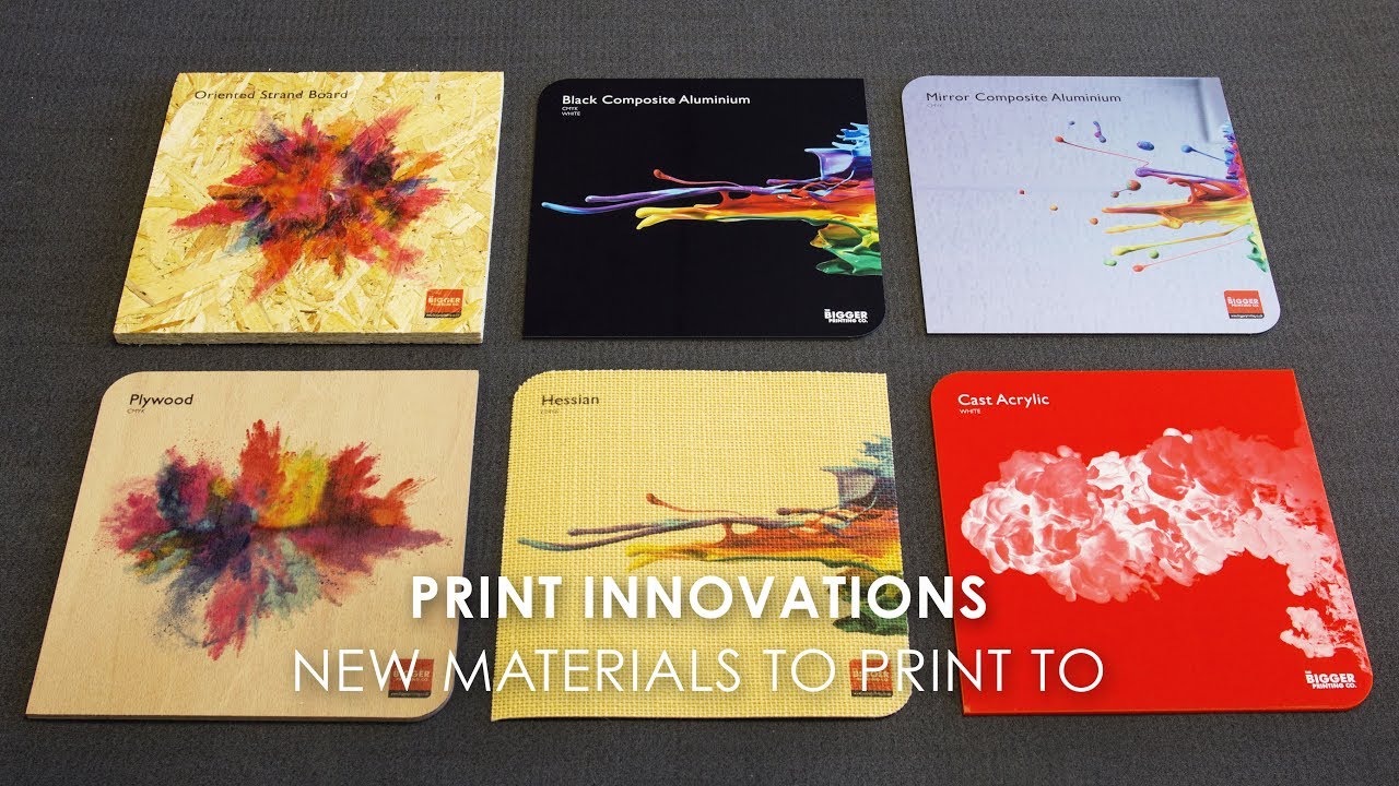 Print Innovations - New Materials July 2017 - YouTube
