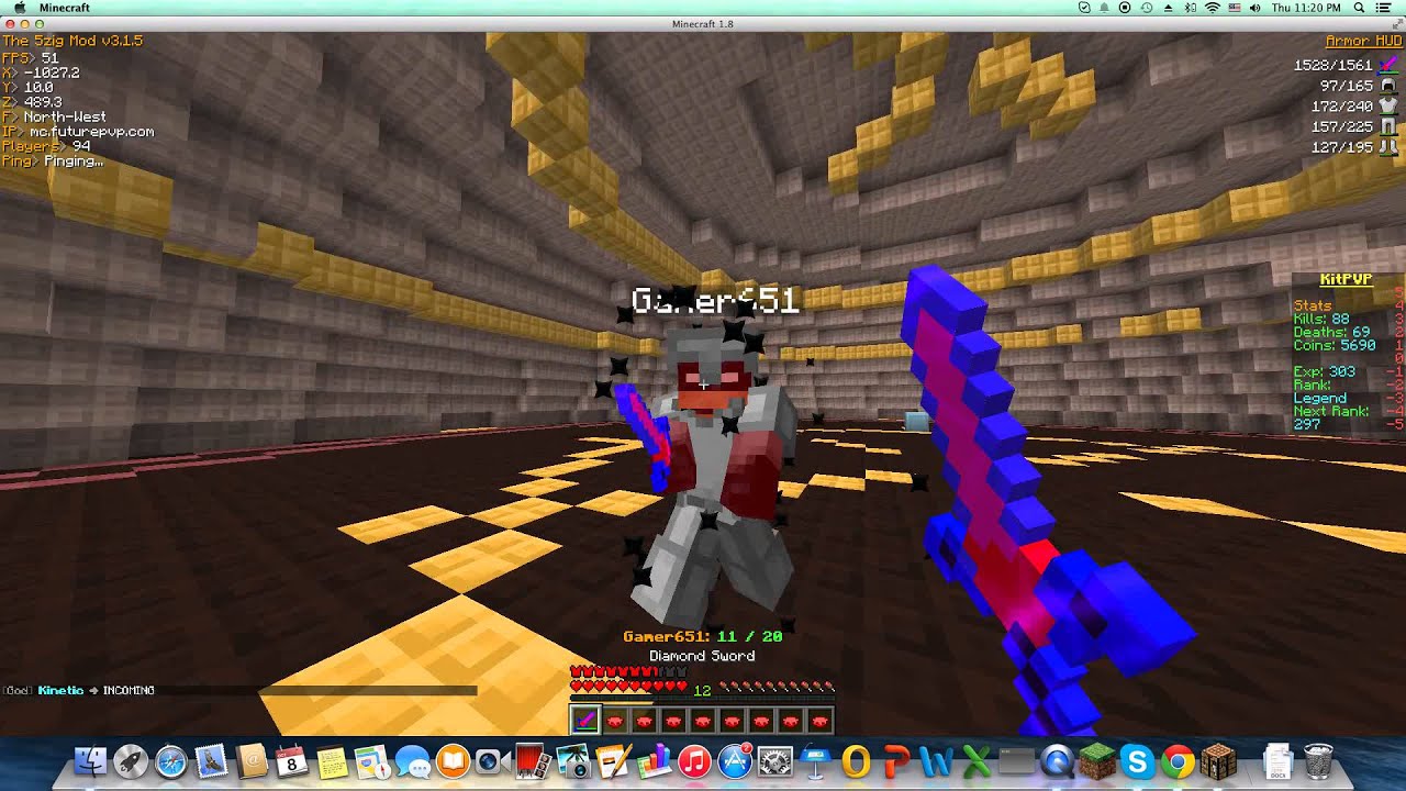 Soup PvP Practice | 1v1 Gamer651 - YouTube