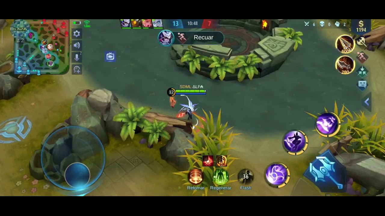 trolando os trolls do mobile legends - YouTube